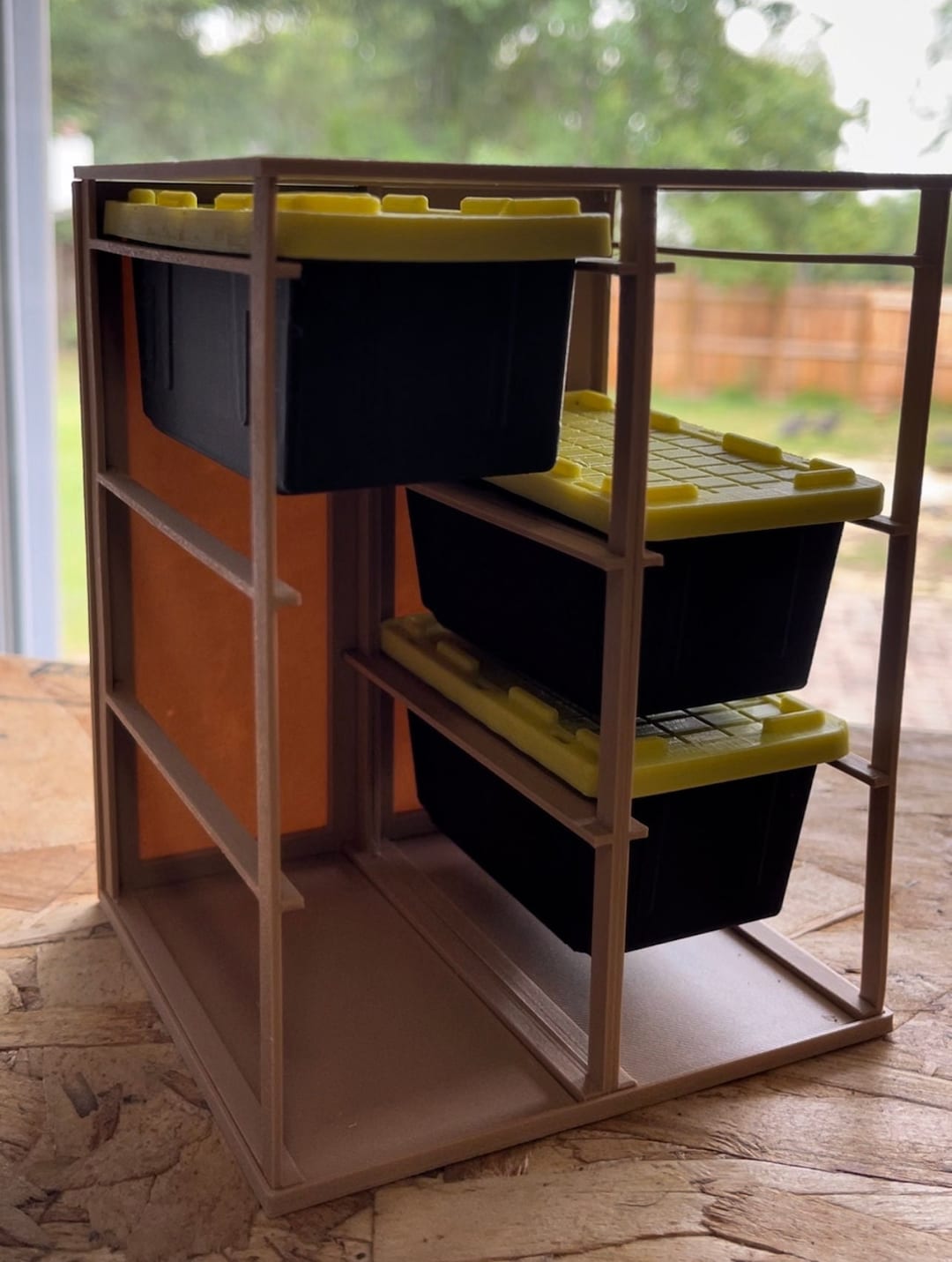 Mini Black & Yellow Tote With Storage System - Etsy