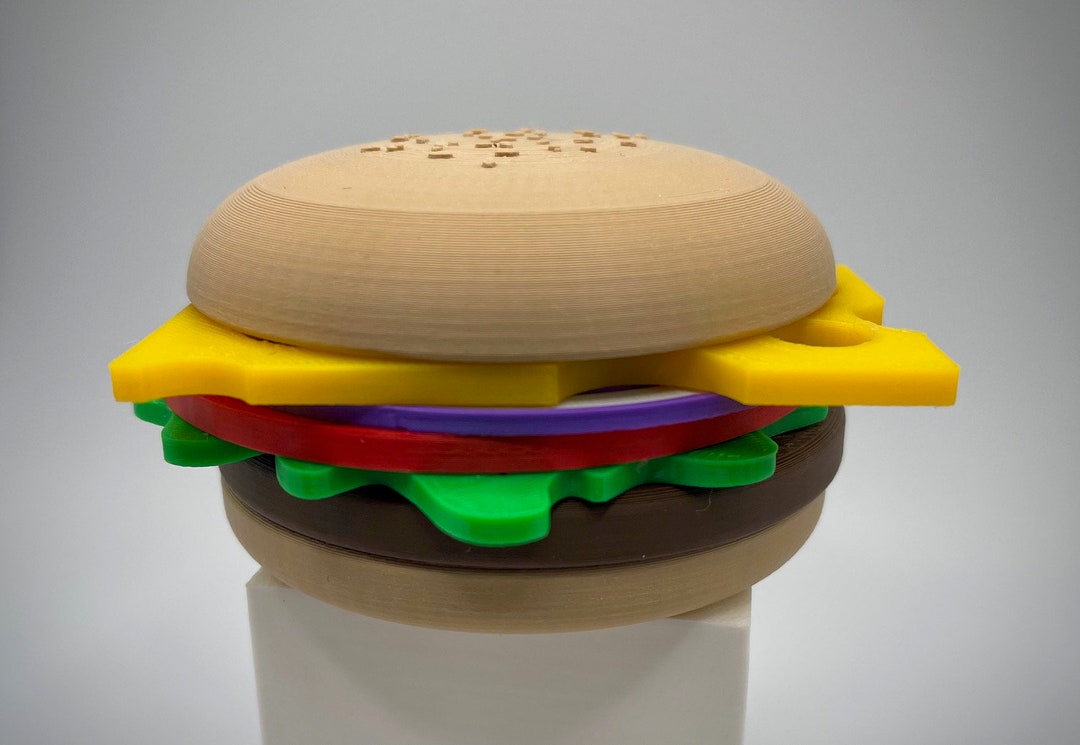Cheeseburger Coaster Set - Etsy