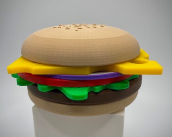 Cheeseburger Coaster Set - Etsy