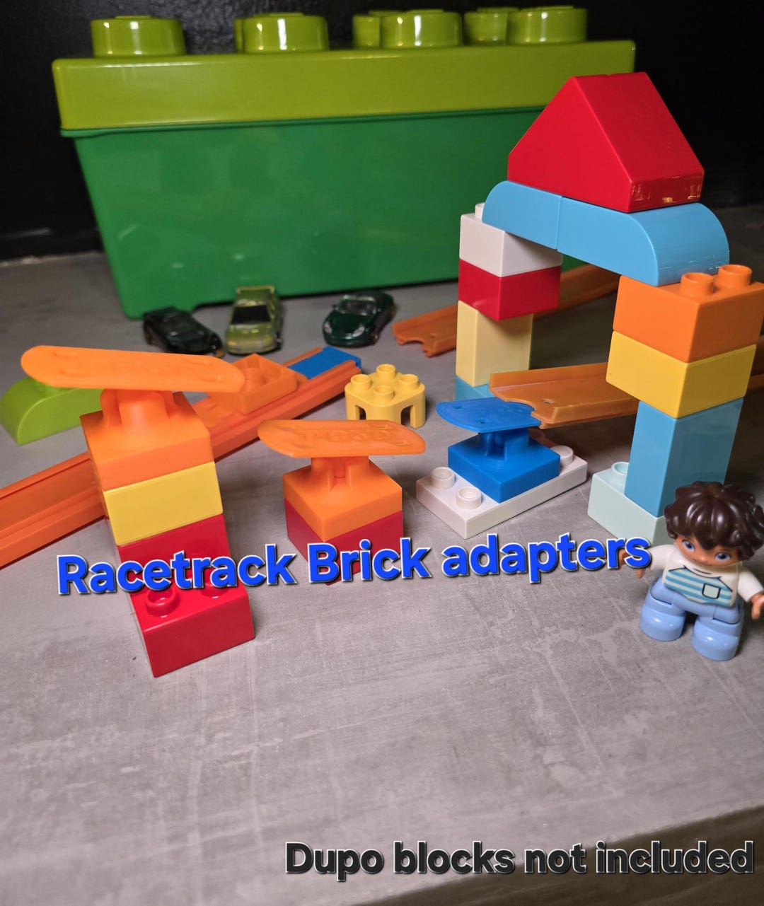 Racetrack Duplo Brick Connectors & Adapters – Multiply the Fun ...