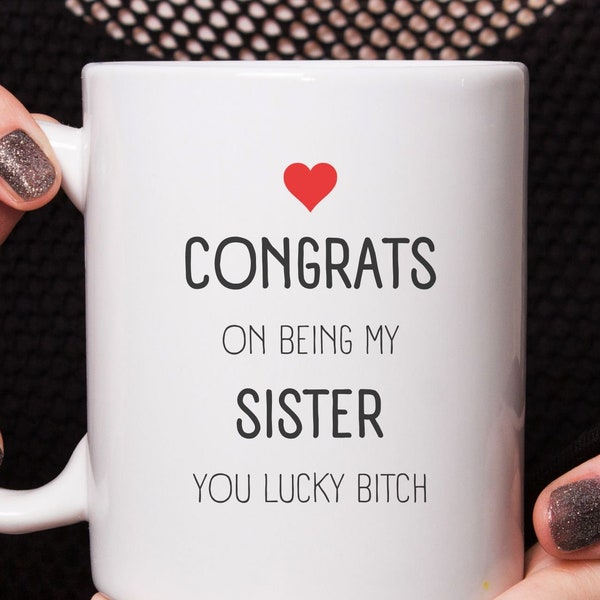 Congrats On Being My Sister Bitch Ornament Etsy