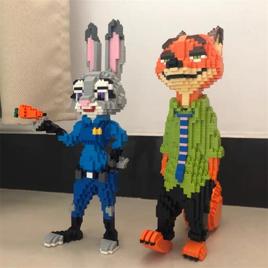 LEGO Building Toys Judy Hopps & Nick Wilde in Zootopia - Etsy