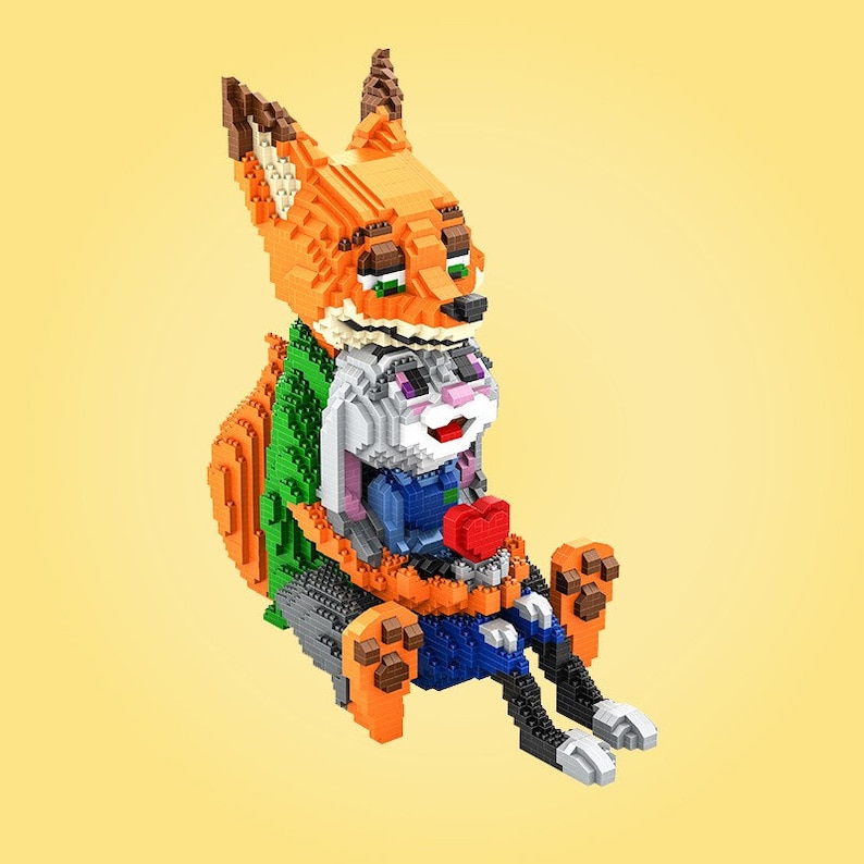 LEGO Building Toys Judy Hopps & Nick Wilde in Zootopia - Etsy
