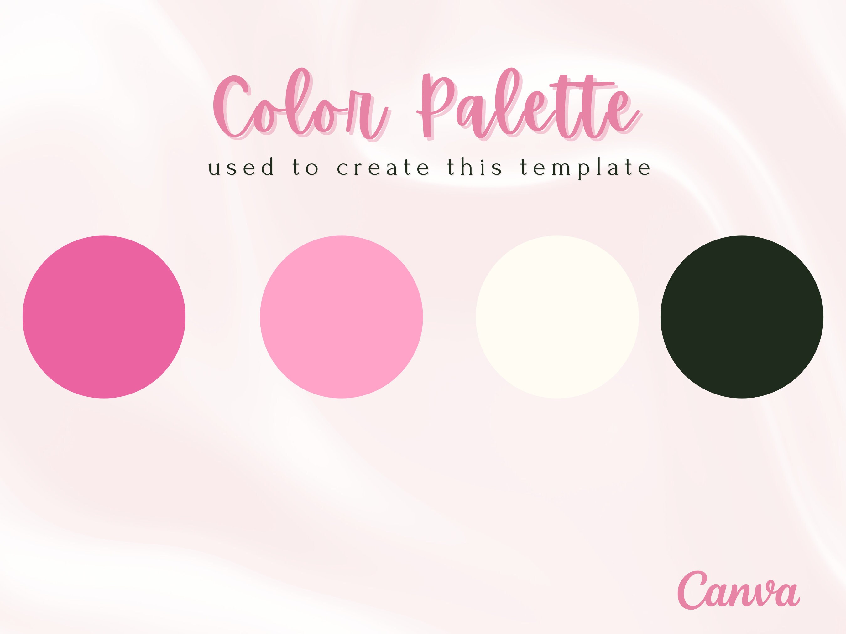Pink Influencer Invoice Template, Editable in Canva (PDF) - Etsy