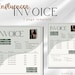INVOICE Template for Instagram, Tiktok Influencers and Bloggers 1 Page ...