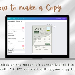 INVOICE Template for Instagram, Tiktok Influencers and Bloggers 1 Page ...
