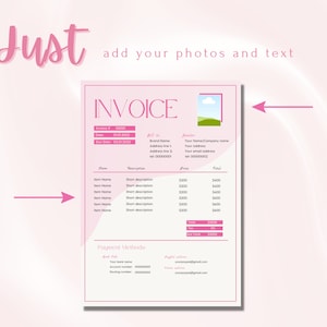 INVOICE Template for Instagram, Tiktok Influencers and Bloggers | 1 ...