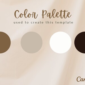 Influencer Media Kit Template, Beige Canva Design (3 Pages) - Etsy