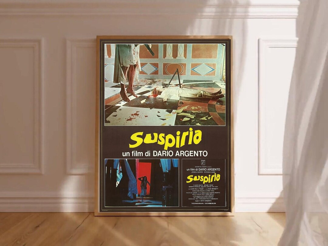 4 Suspiria 1977 Movie Poster Vintage Horror Film Wall Art Print - Etsy