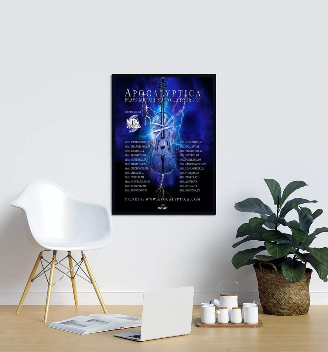 Apocalyptica Tour 2025 Wall Decor Poster - Etsy