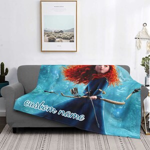 Custom Name Blanket Disney BRAVE Tapestry Personalized Blankets ...