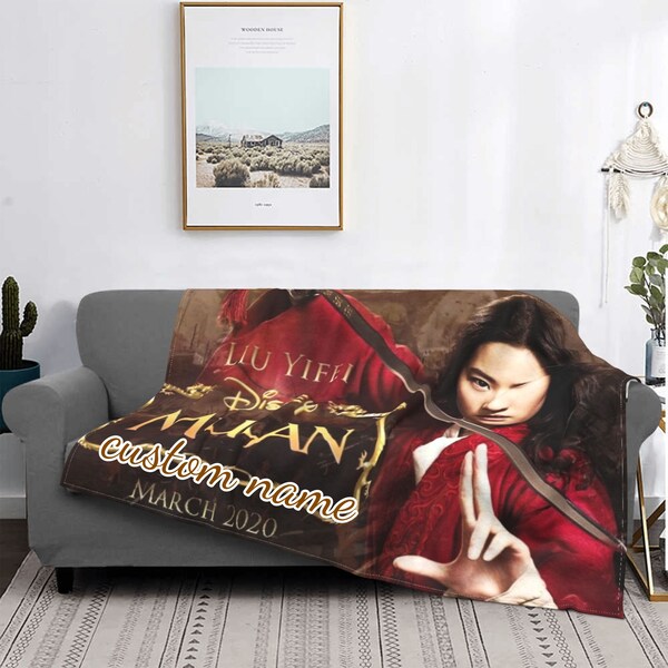 Custom Mulan Blanket - Etsy
