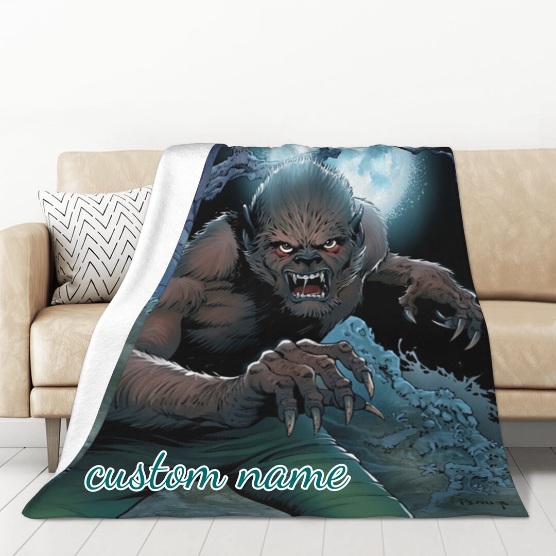 Custom Name Blanket Marvel Werewolf by Night Carter Tapestry ...