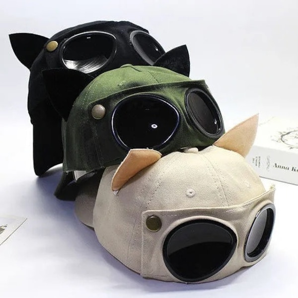 Aviator Cat Hat - Etsy