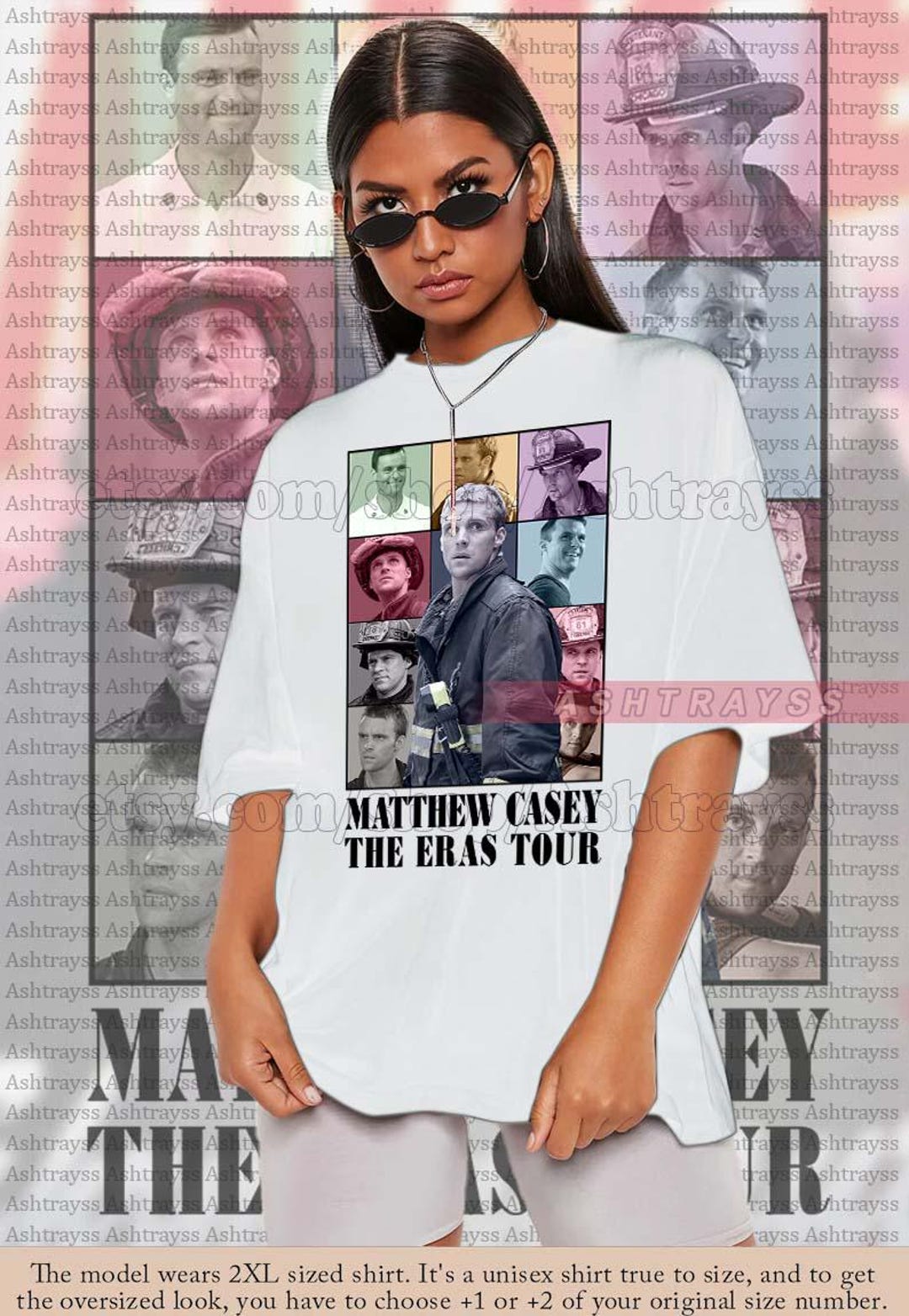 Matthew "matt" Casey the Eras Tour Tshirt, Matthew Casey Chicago Fire ...