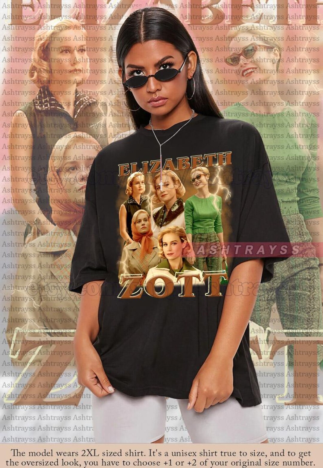 Brie Larson as Elizabeth Zott Vintage Bootleg Tee Sweatshirt - Etsy