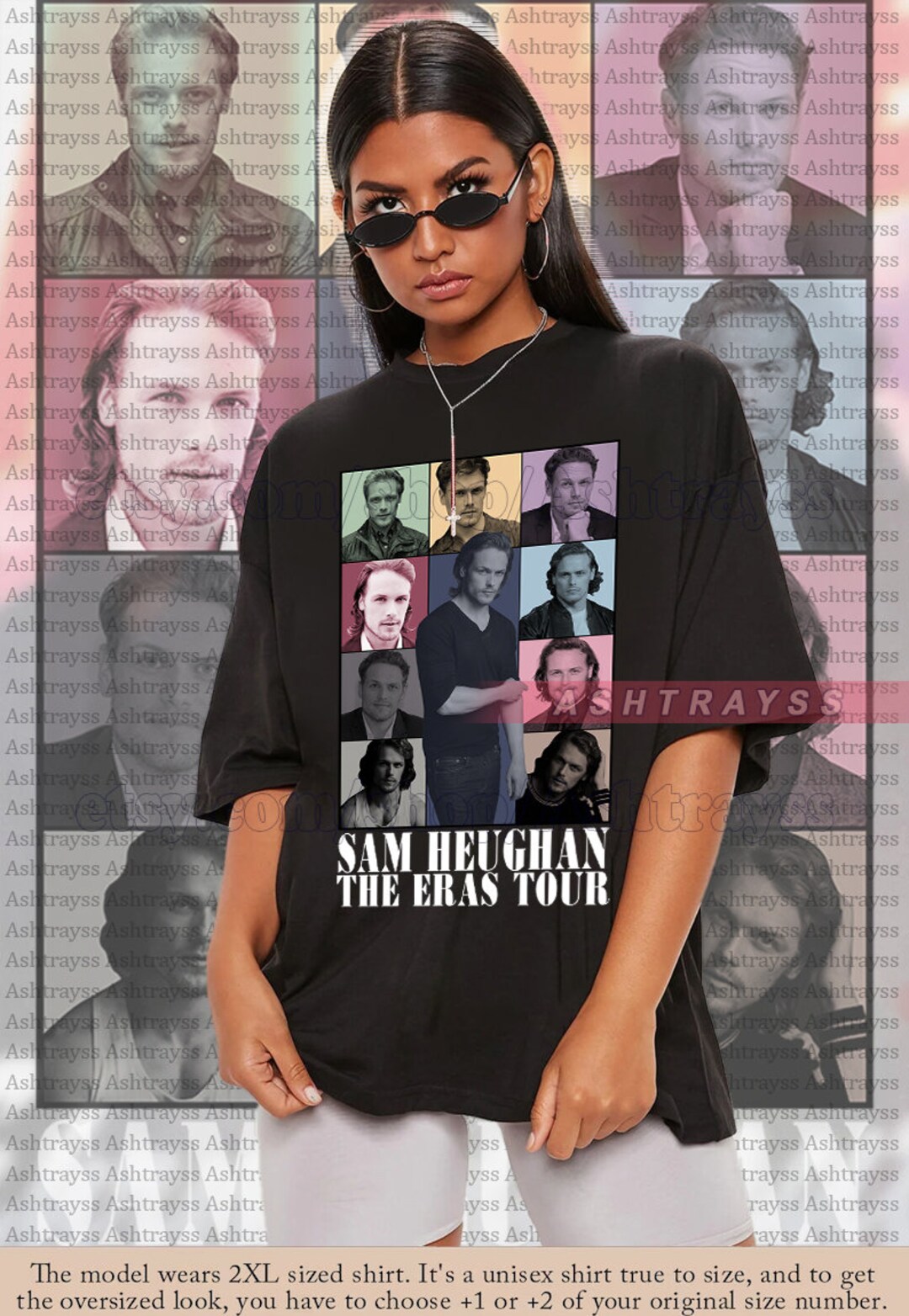 Sam Heughan the Eras Tour Tee - Etsy