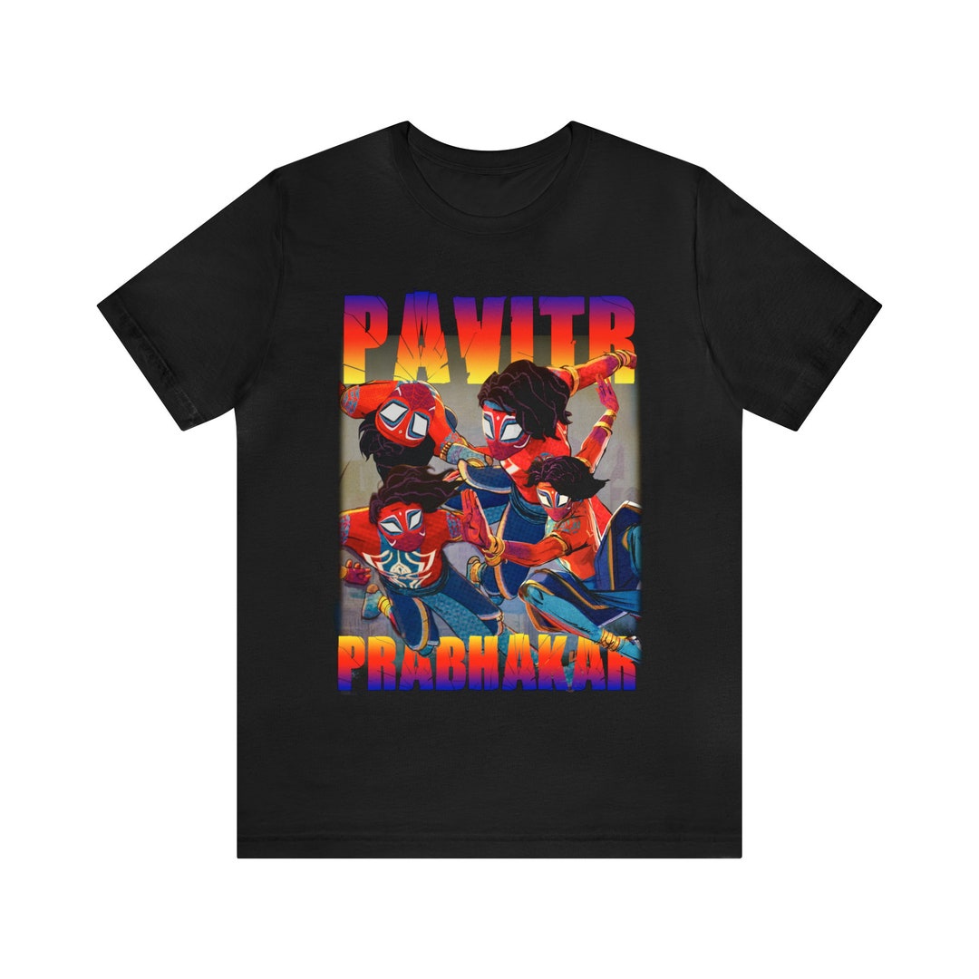 Pavitr Prabhakar Graphic Design Shirt, India Spider-man: Across the ...