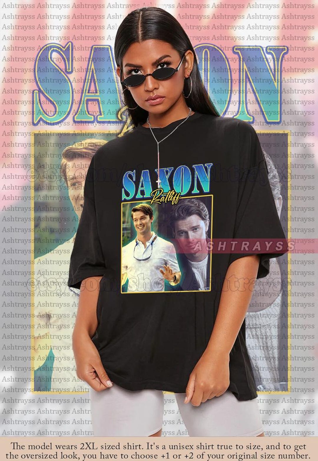 Saxon Ratliff Vintage Retro Tee, Patrick Schwarzenegger as Saxon ...