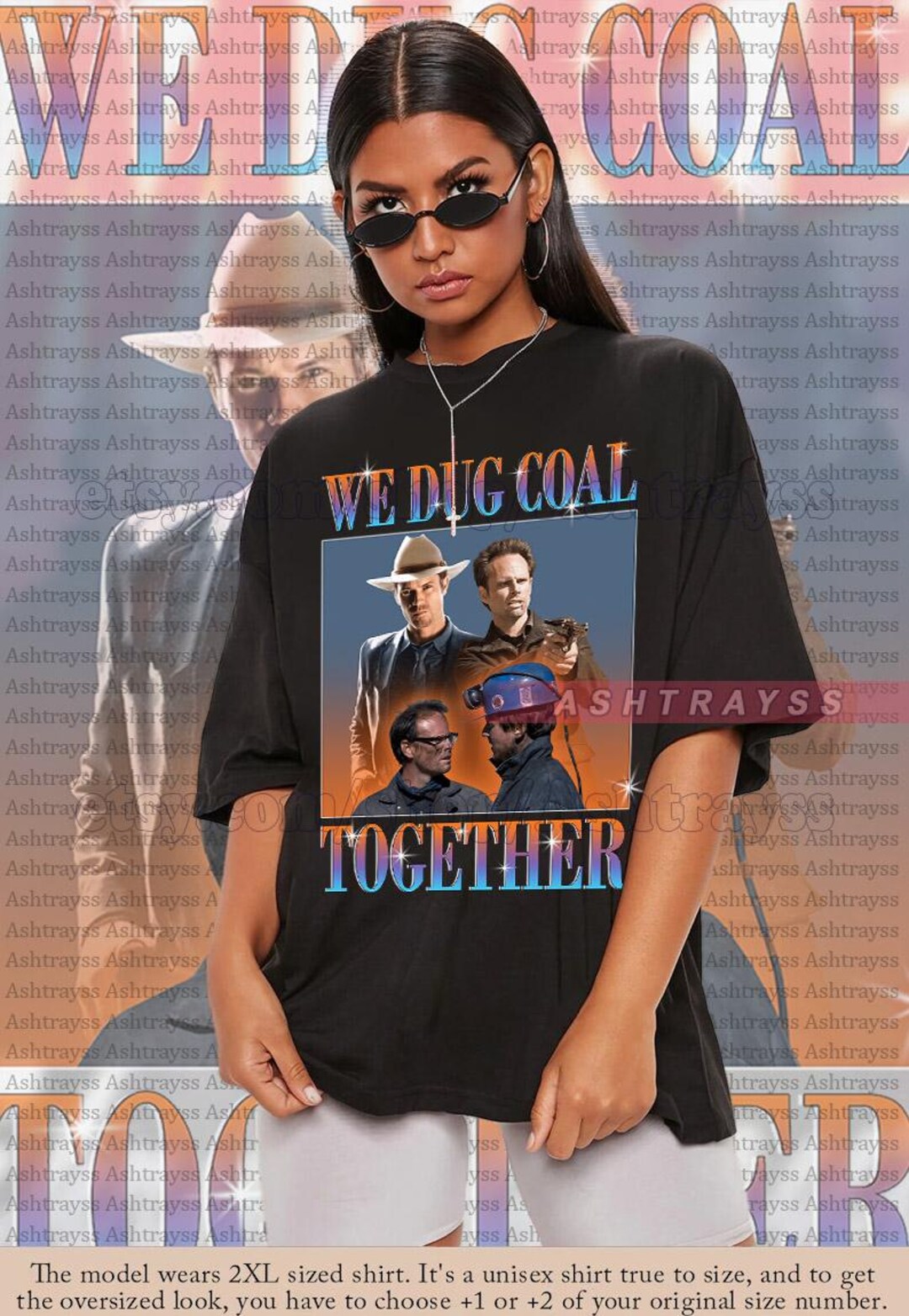 Raylan and Boyd We Dug Coal Together Sweatshirt - Etsy