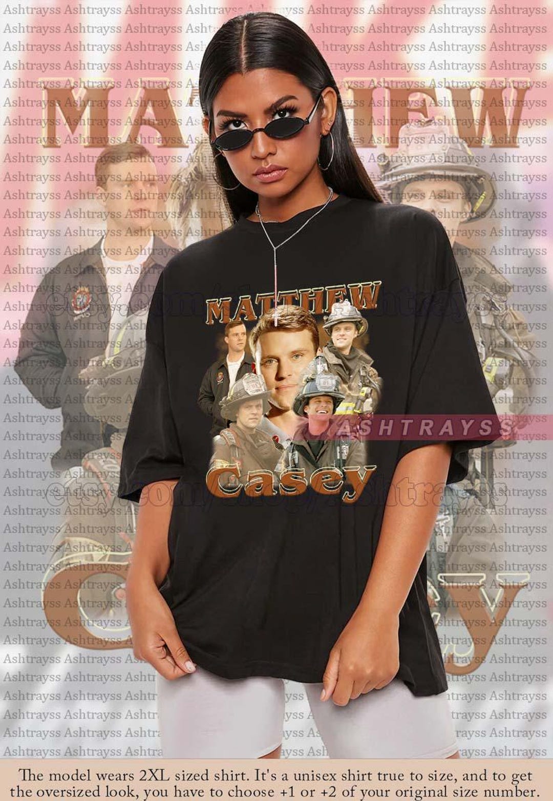 Matthew "matt" Casey Vintage Bootleg Tshirt, Matthew Casey Chicago Fire ...