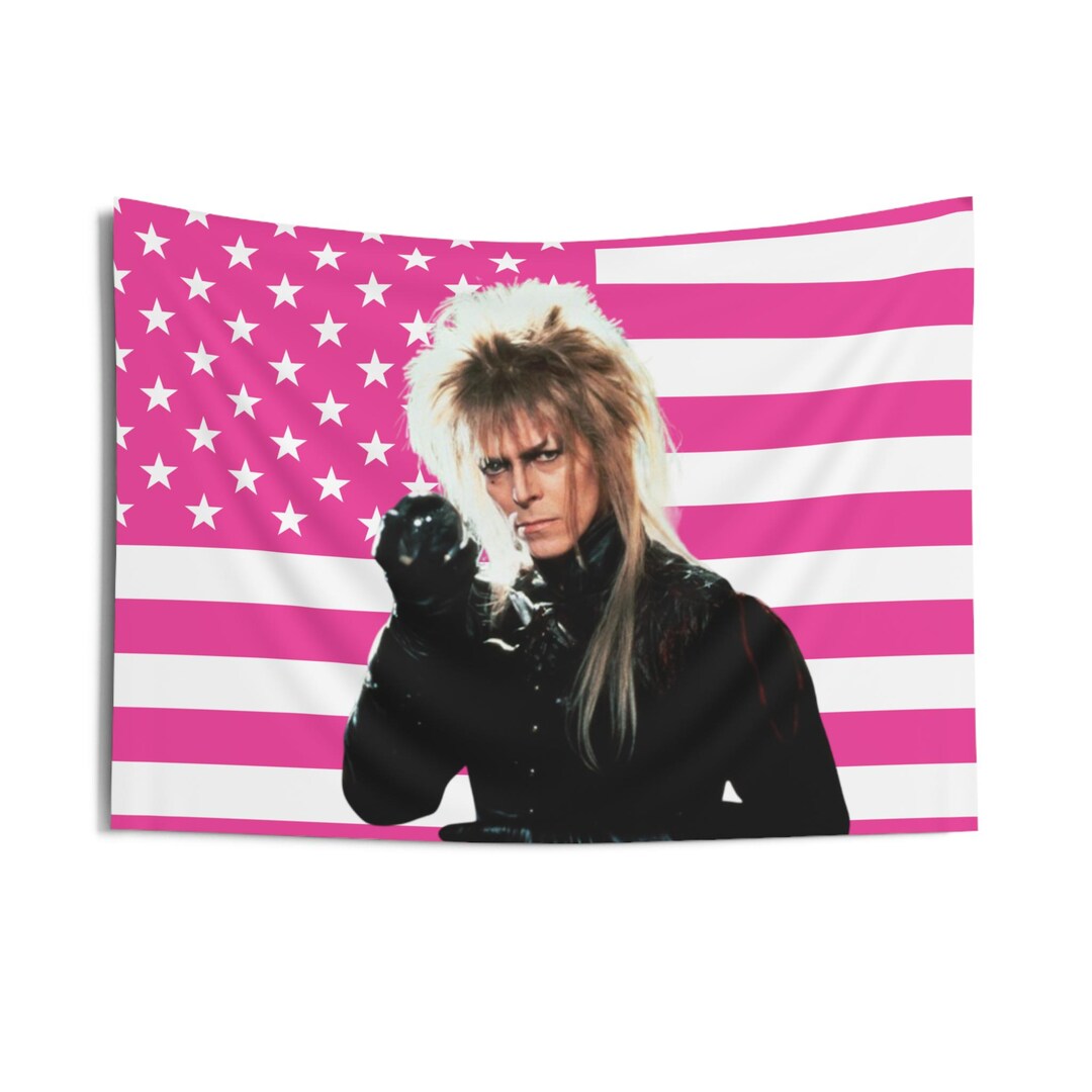 Jareth Labyrinth Flag, Labyrinth Jareth, the Goblin King Indoor Wall ...