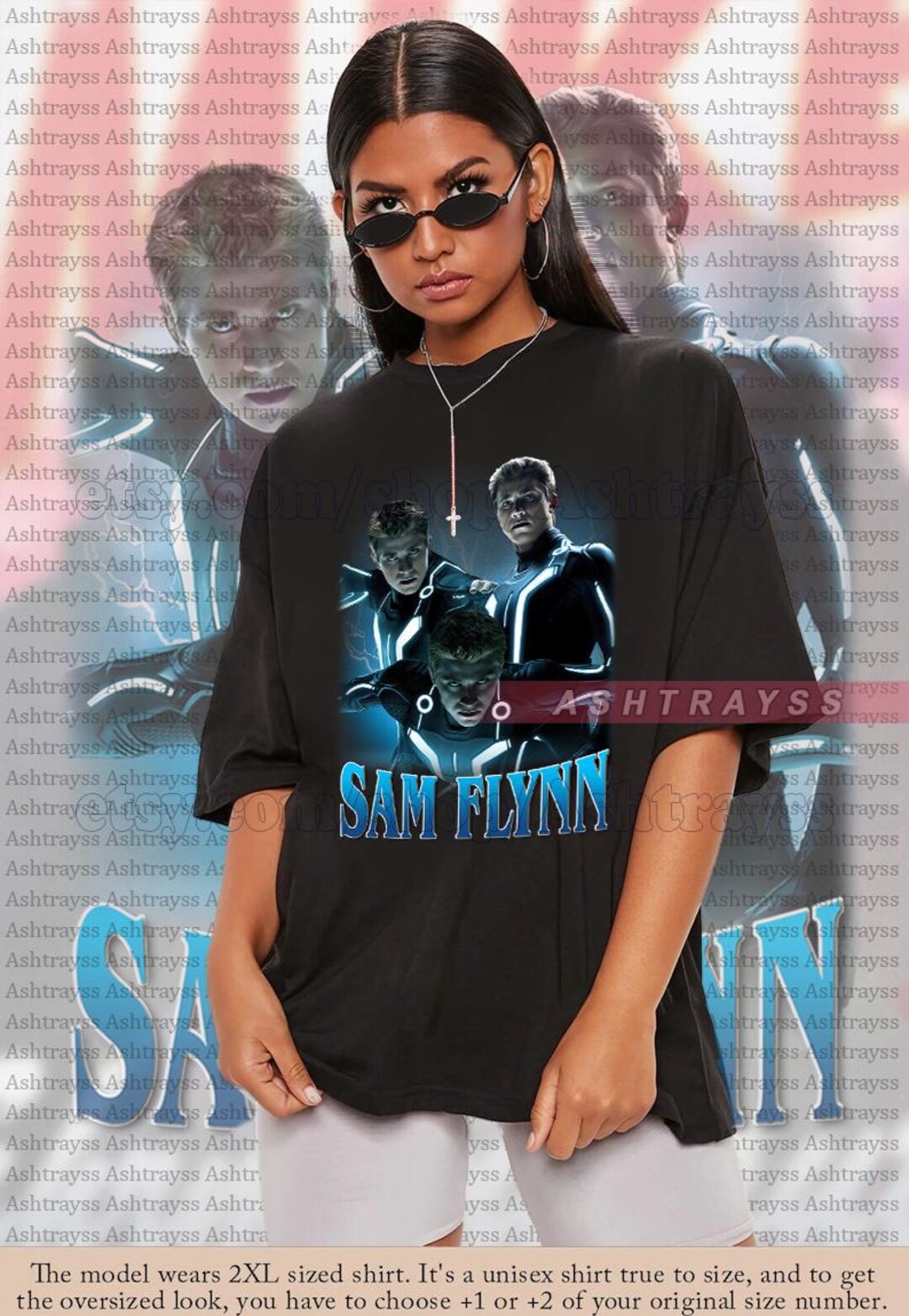 Sam Flynn Vintage Bootleg Tee, Garrett Hedlund as Sam Flynn Shirt, Sam ...