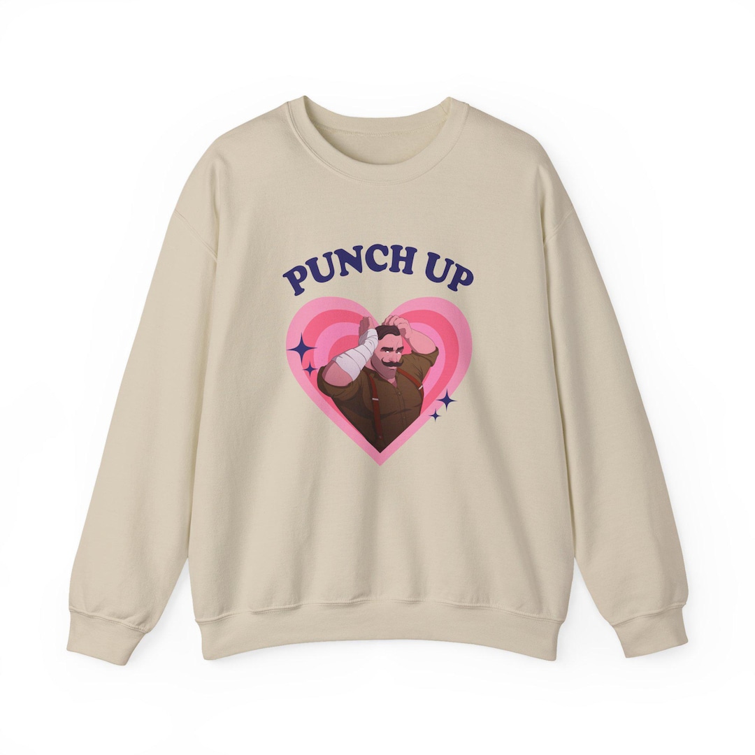 Punch up (dispatch) Retro Heart Shirt, Punch up Sweater, Punch up ...