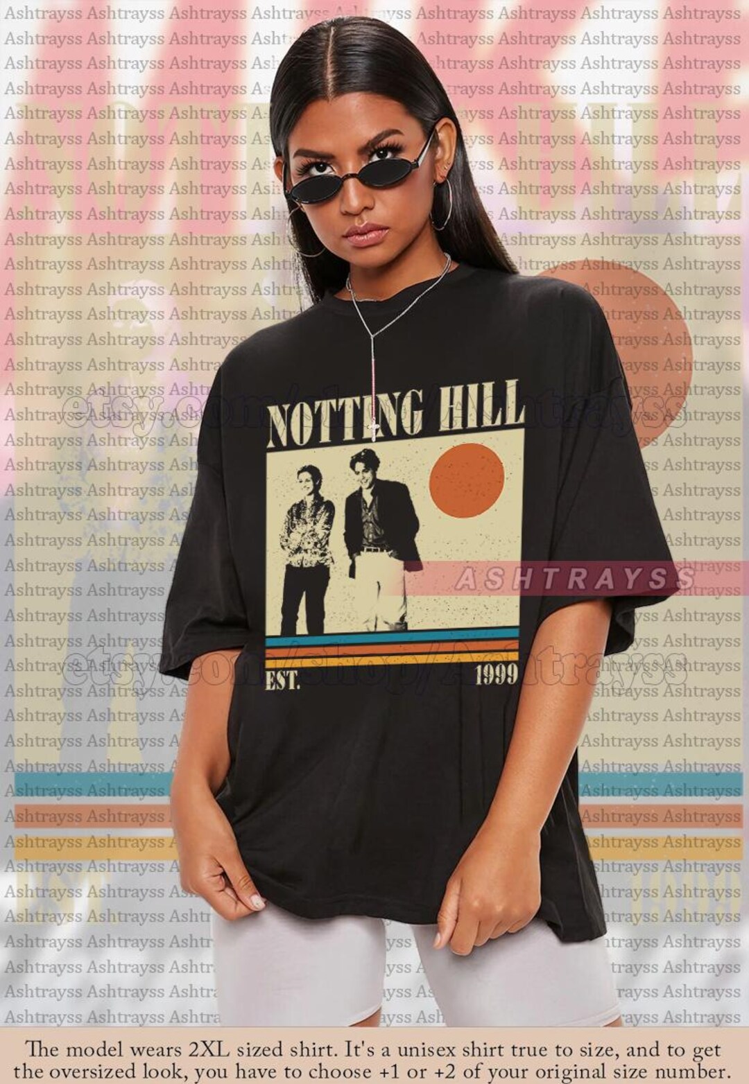 Notting Hill Vintage Poster Art Shirt, Hugh Grant Sweatshirt, Julia ...