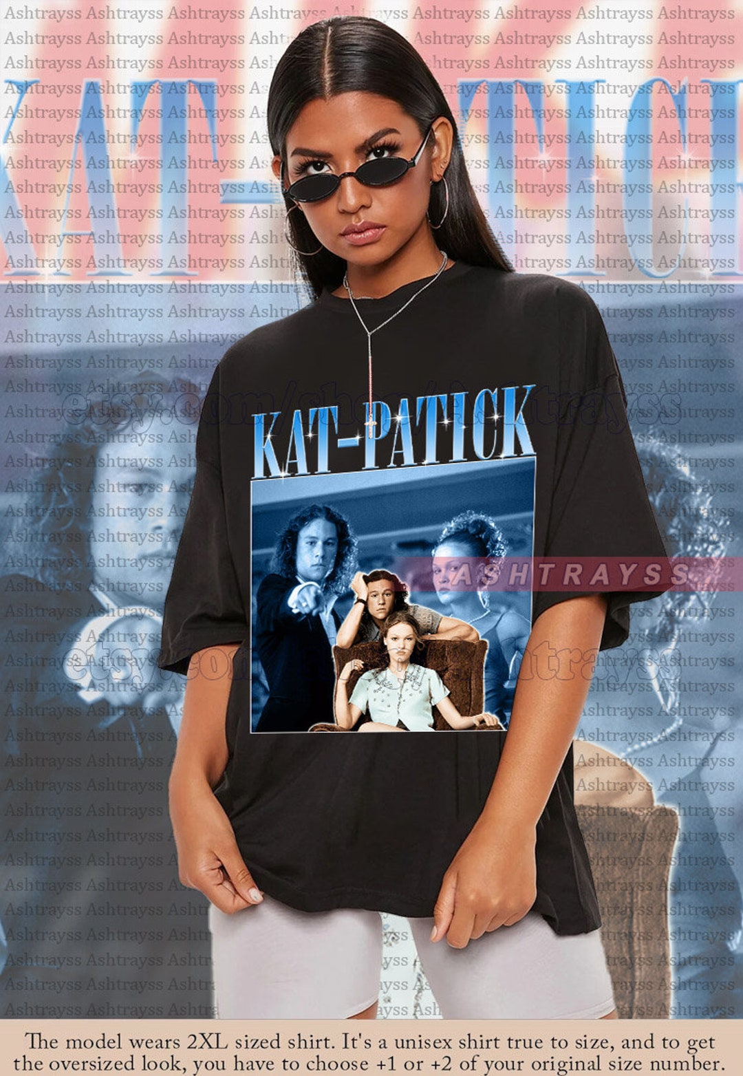 Kat Stratford and Patrick Verona Vintage Bootleg Tee - Etsy