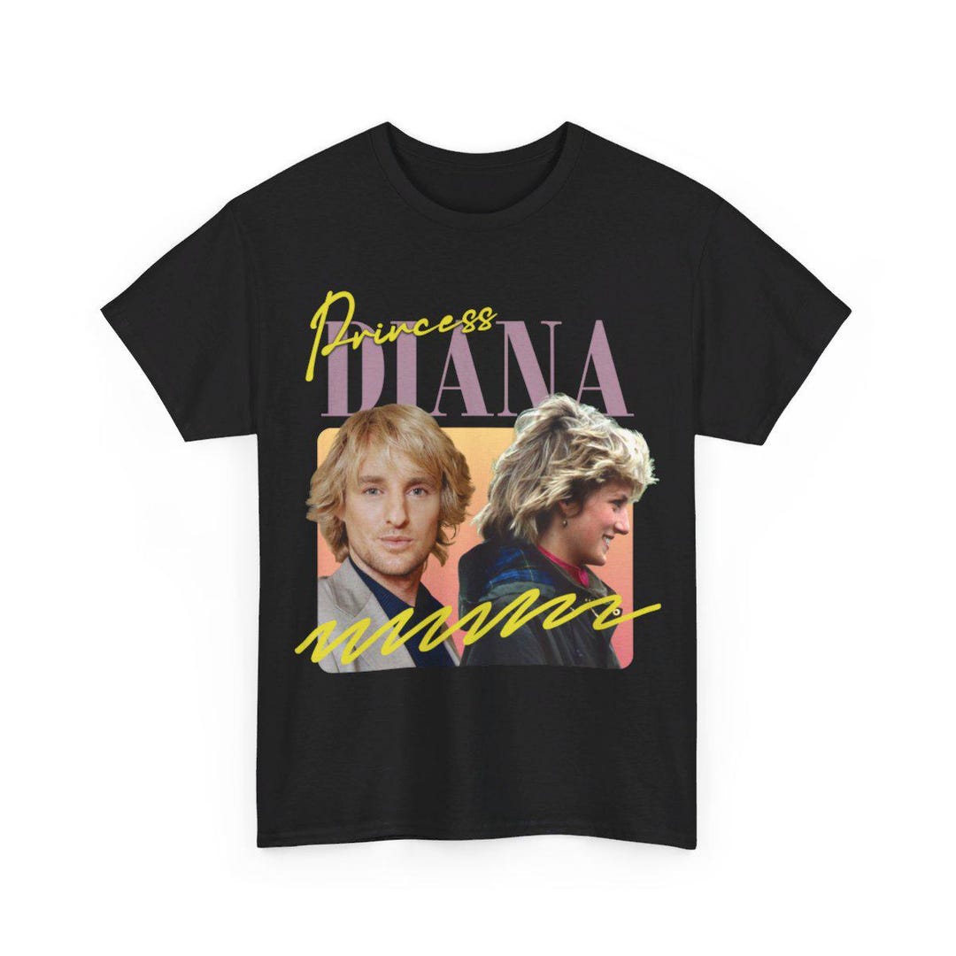 Graphic Princess Diana Owen Wilson Funny Meme Shirt - Etsy