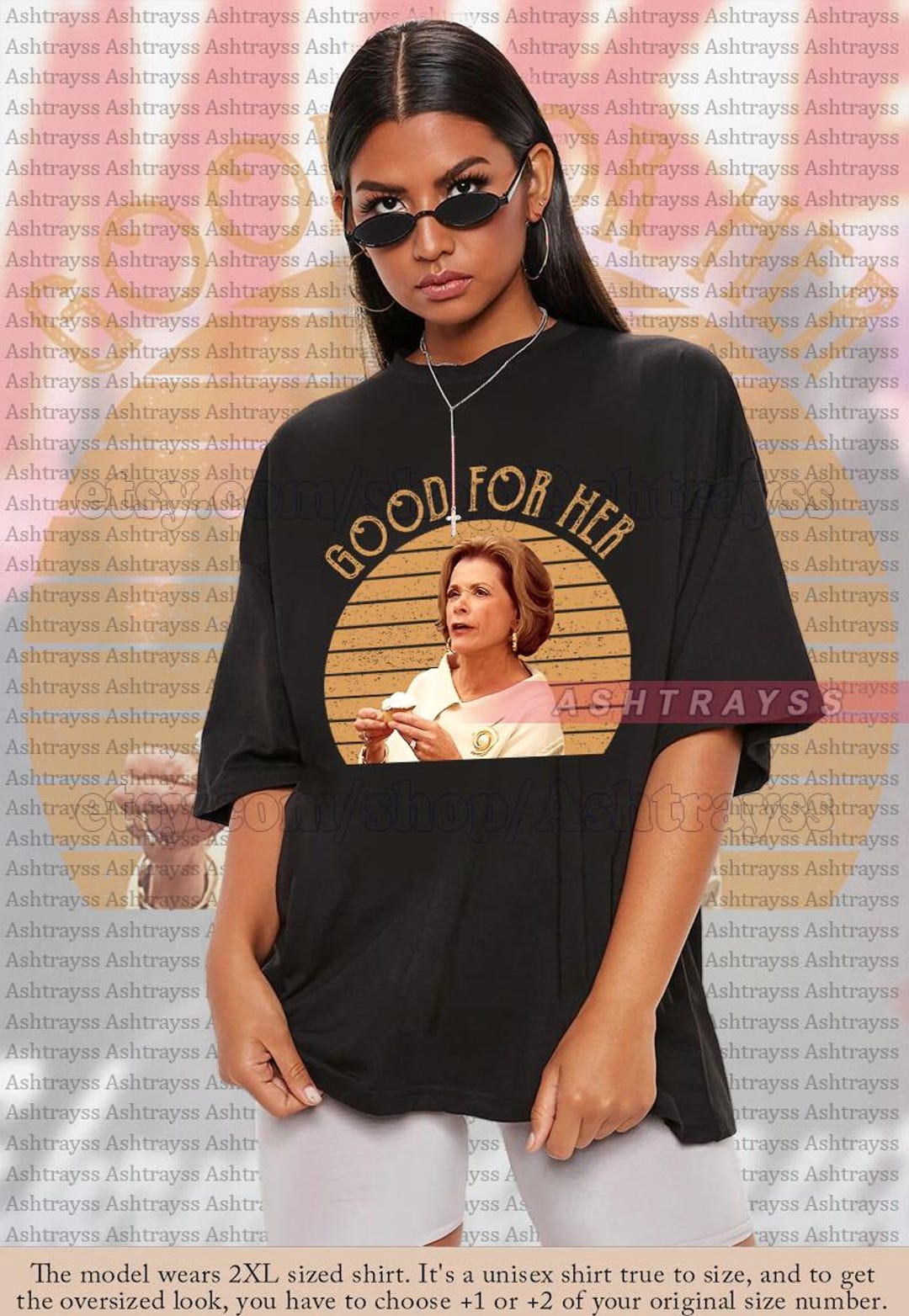 Lucille Bluth - Good for Her Vintage Design T-shirt, Jessica Walter as ...