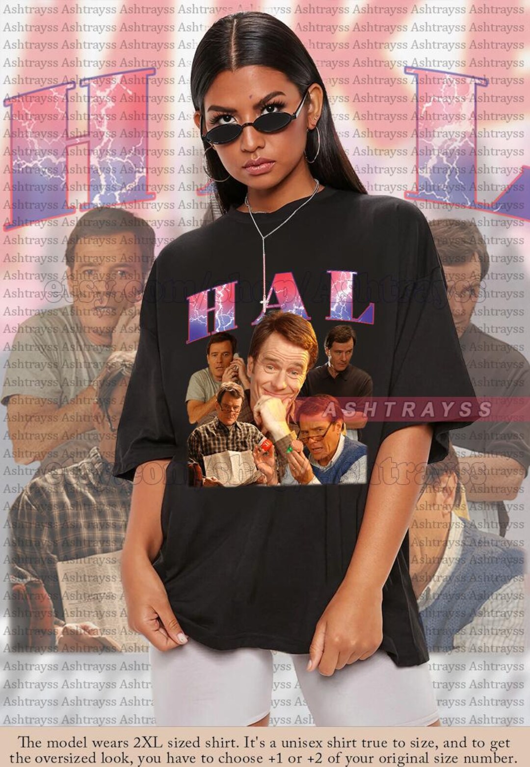 Bryan Cranston as Hal, Hal Wilkerson Vintage Bootleg Tee, Hal Wilkerson ...