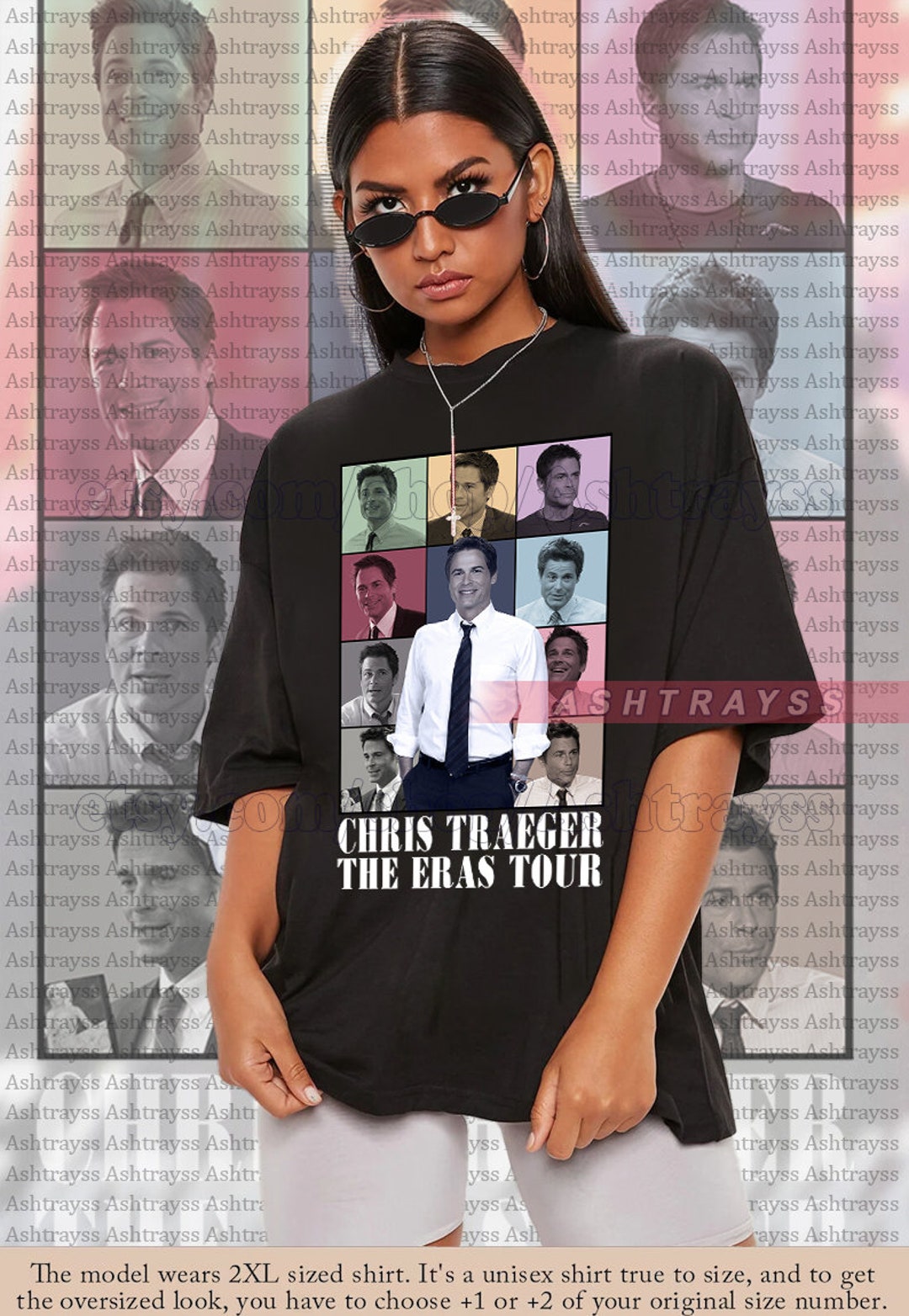 Chris Traeger- Rob Lowe the Eras Tour Tee - Etsy