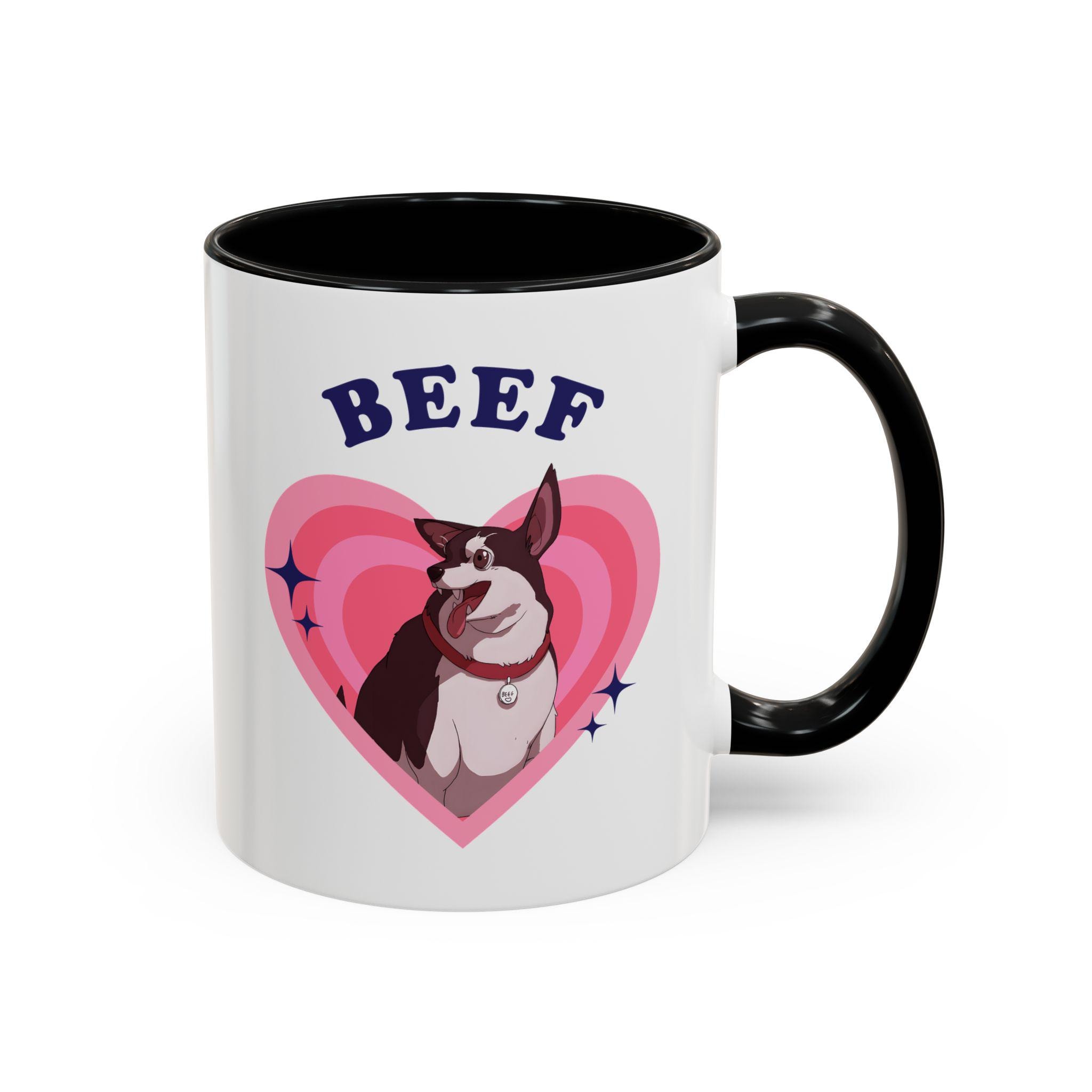 Beef Dog (dispatch) Accent Coffee Mug (11, 15oz), Beef Dispatch Game ...