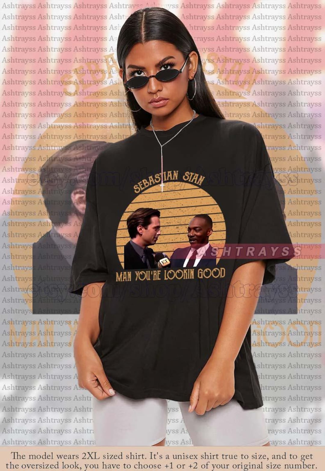 Sebastian Stan Man Youre Looking Good Meme Retro Design Tee Sweatshirt ...