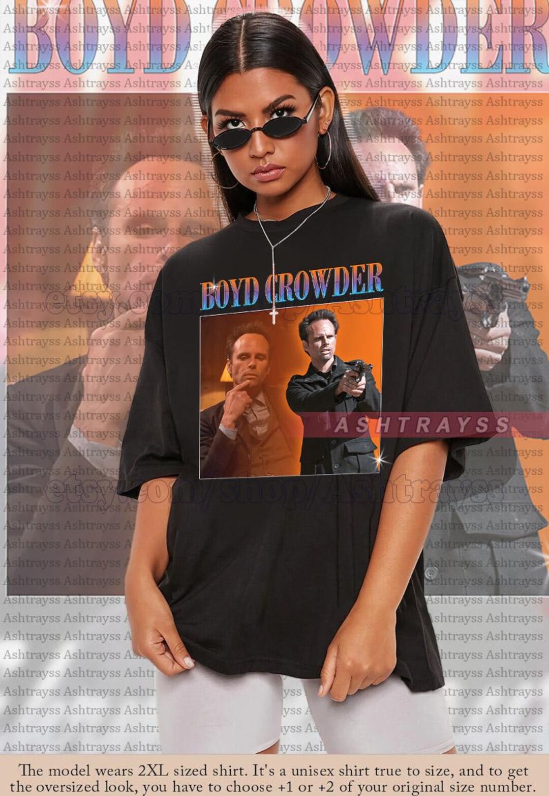 Walton Goggins as Boyd Crowder Vintage Bootleg Tee Sweatshirt - Etsy