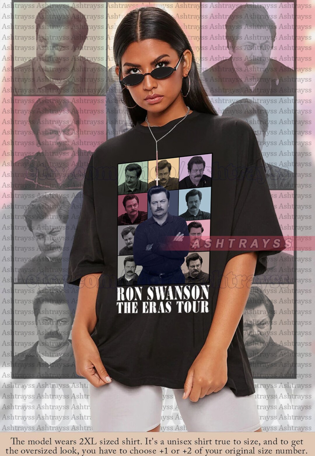 Ron Swanson Nick Offerman the Eras Tour Tee - Etsy UK