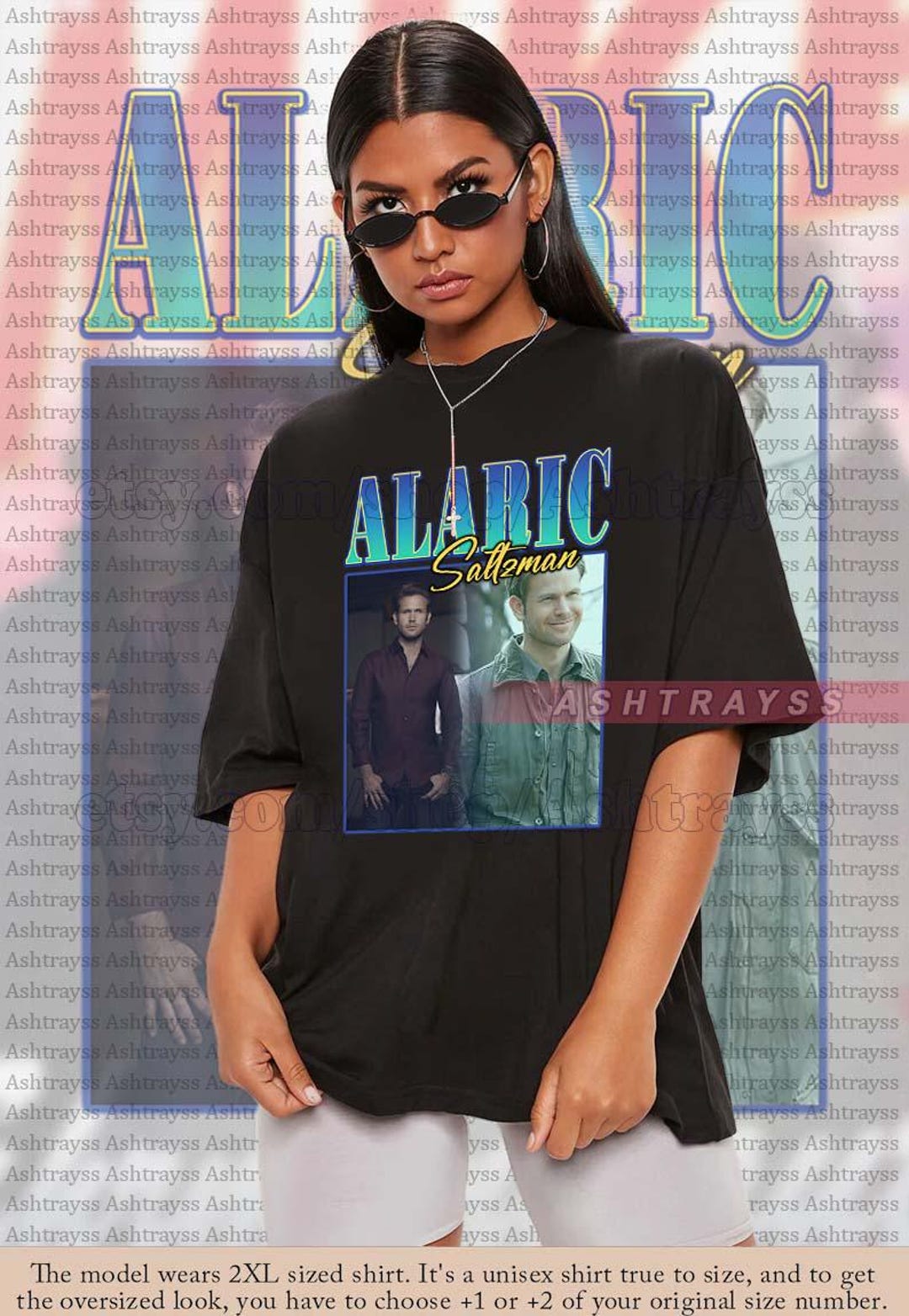 Matthew Davis as Alaric Saltzman Vintage Retro Tee Sweater - Etsy