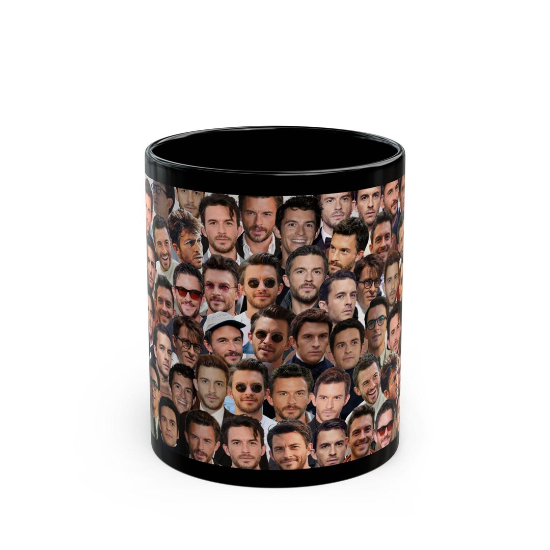 Jonathan Bailey Photo Collage Black Mug (11oz), Jonathan Bailey Mug - Etsy