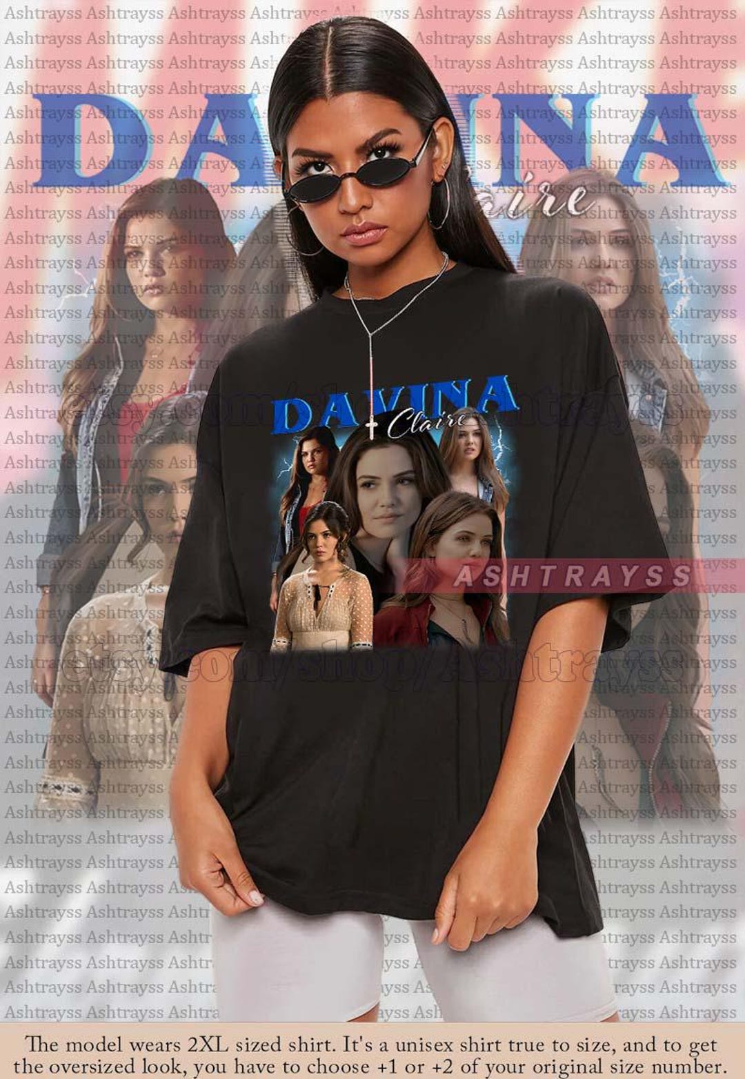 Danielle Campbell as Davina Claire Vintage Bootleg Tee Sweater, Davina ...