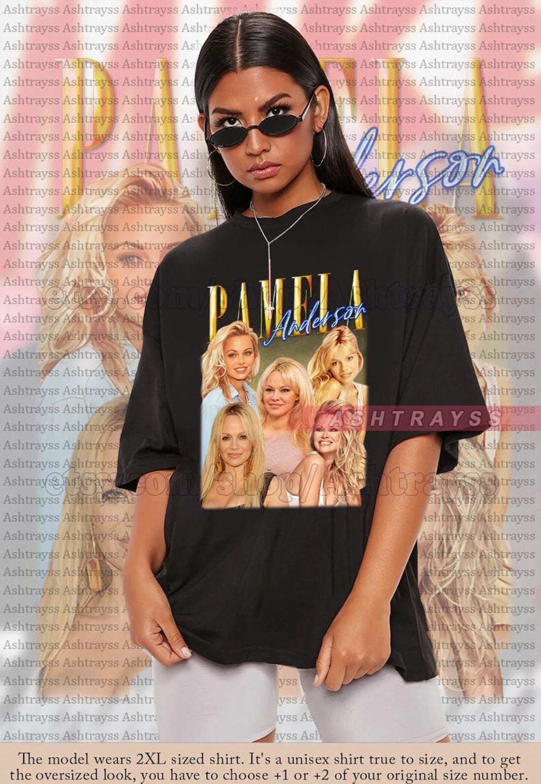 Pamela Anderson Vintage Bootleg Tee, Pamela Anderson Vintage 90s Style ...