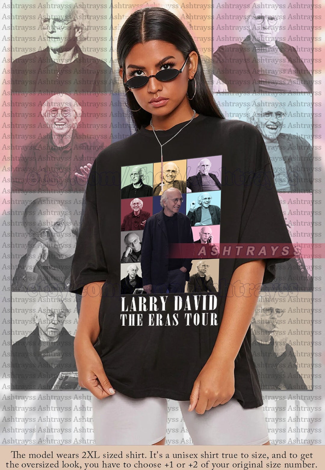 Larry David the Eras Tour Tee - Etsy