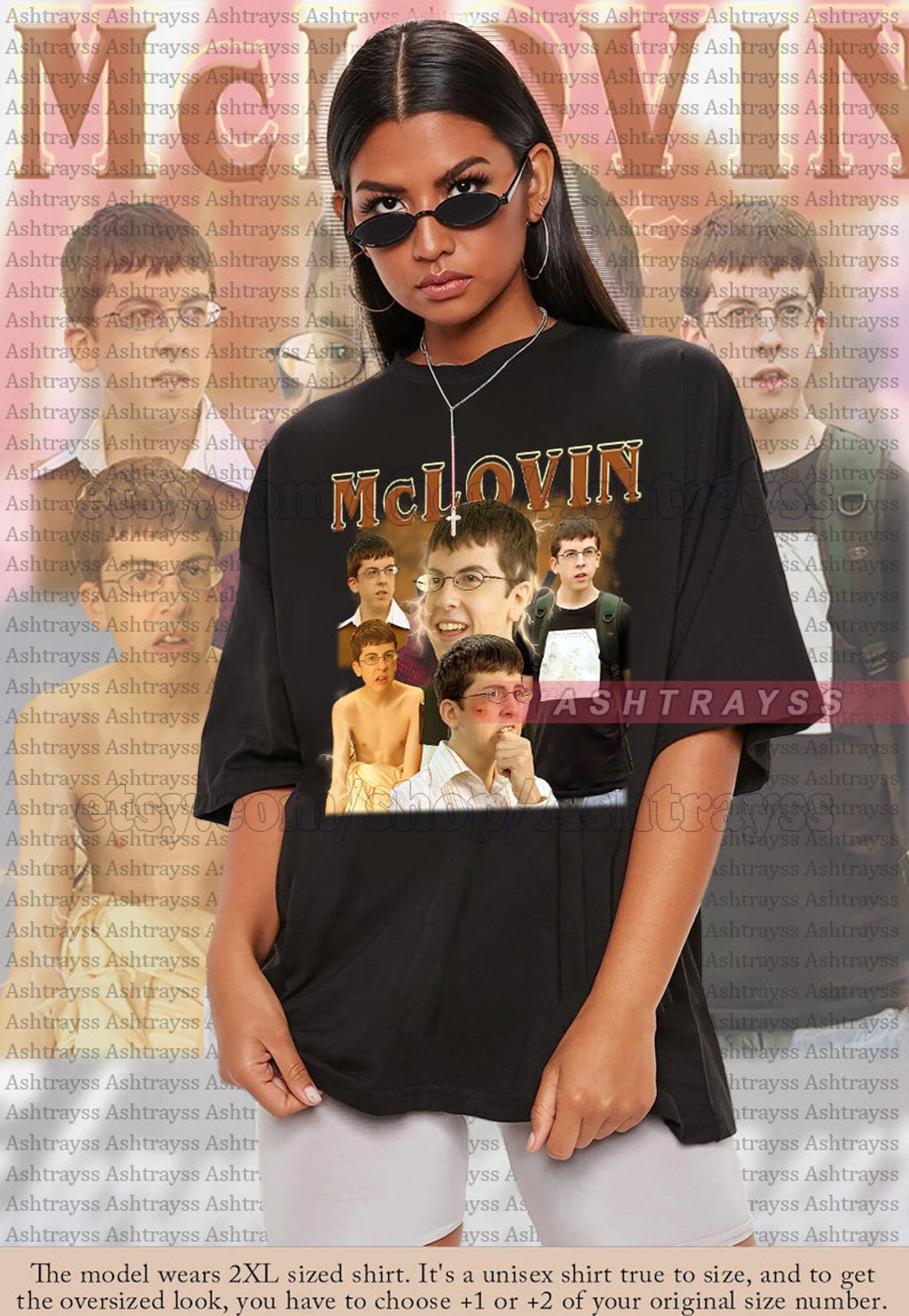 Mclovin- Fogell Vintage Bootleg Tee, Christopher Mintz-plasse Vintage ...