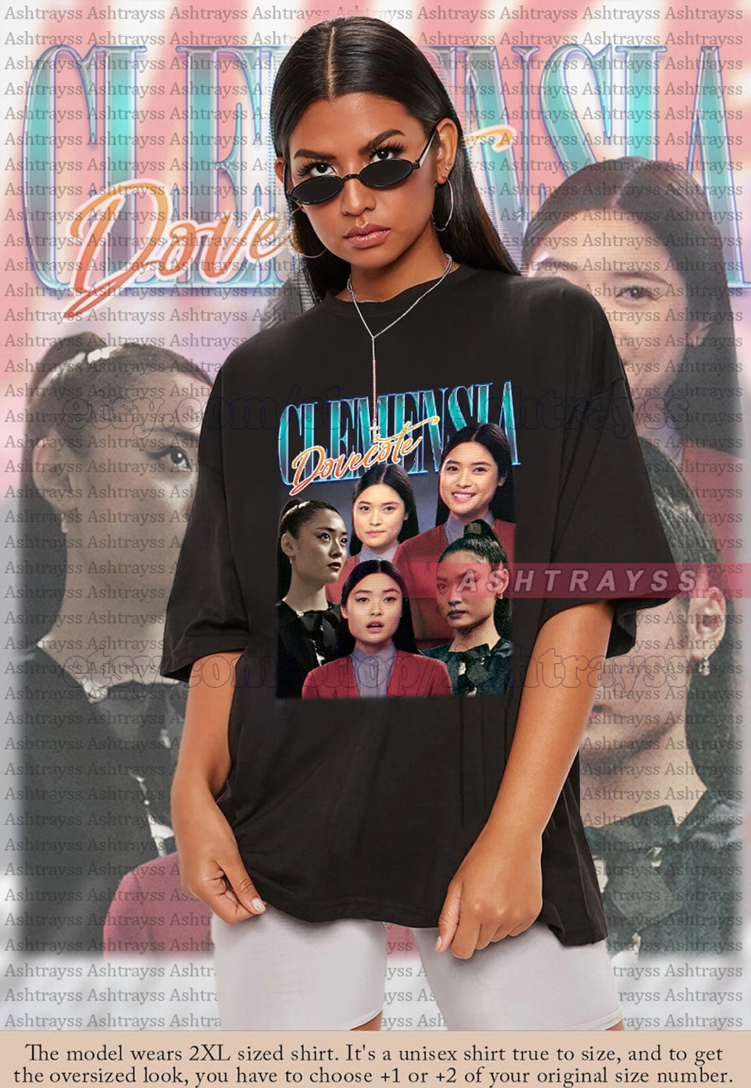 Camiseta Clemensia Dovecote Vintage Bootleg, camiseta gráfica vintage ...