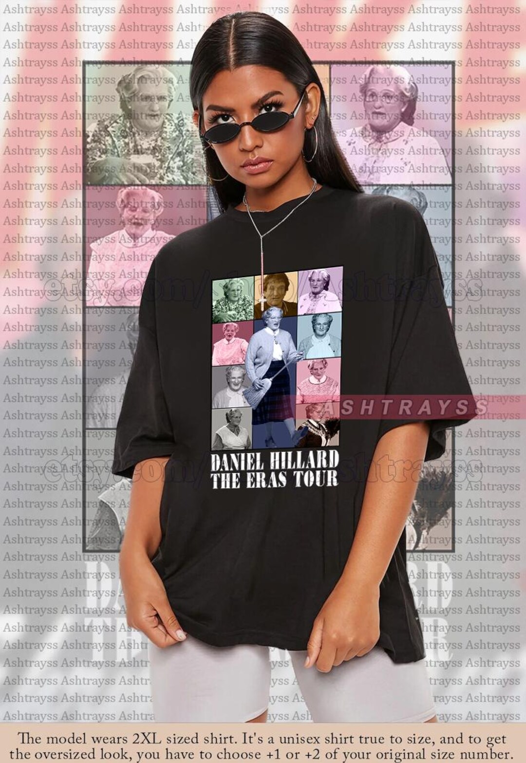 Robin Williams as Daniel Hillard, Mrs. Doubtfire the Eras Tour T-shirt ...
