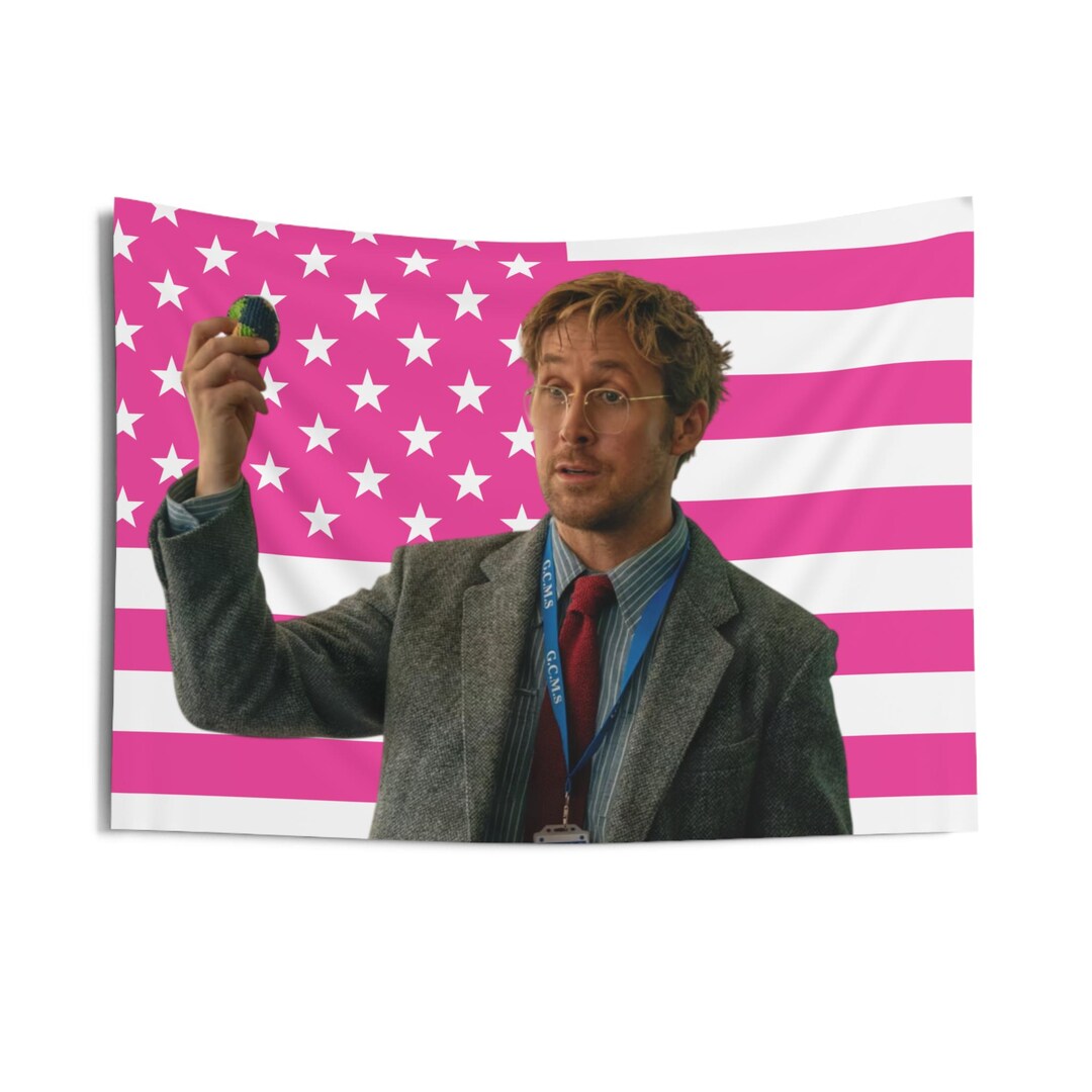 Ryan Gosling as Ryland Grace Pink Flag Tapestries, Ryan Gosling PHM ...