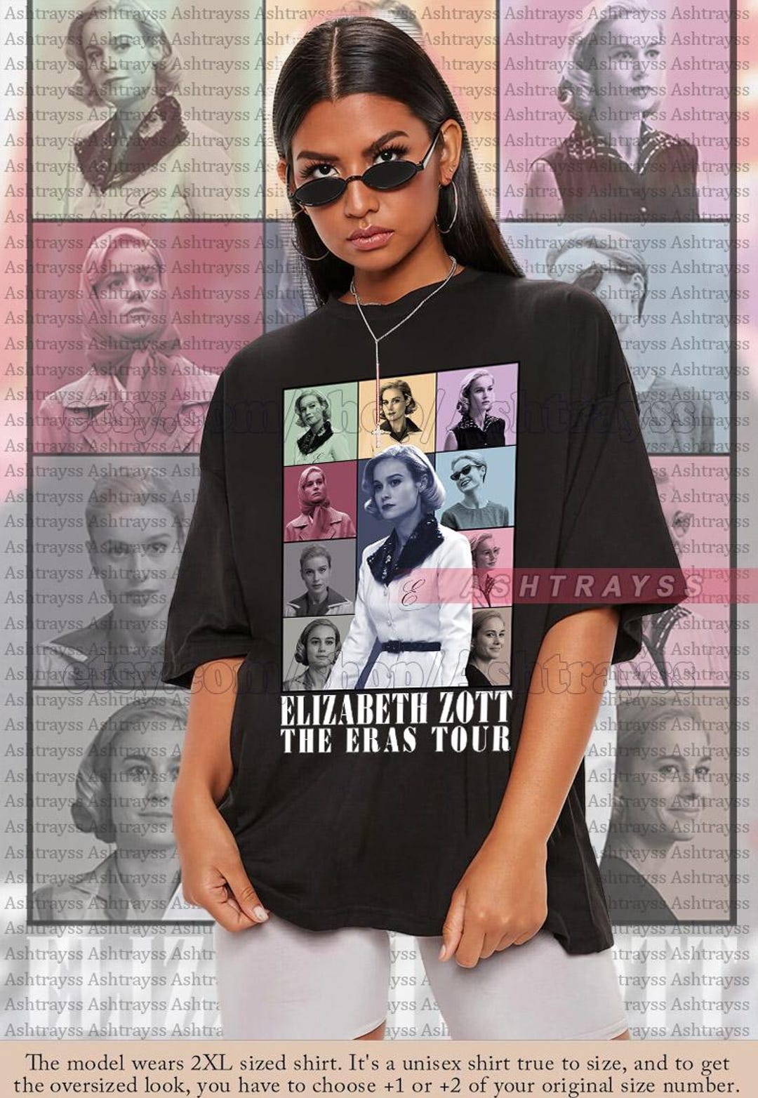 Brie Larson as Elizabeth Zott the Eras Tour Tee Sweatshirt - Etsy