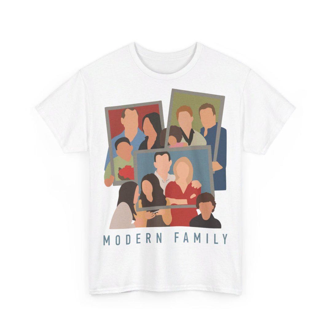 Characters of Modern Family Minimalist Tee - Etsy