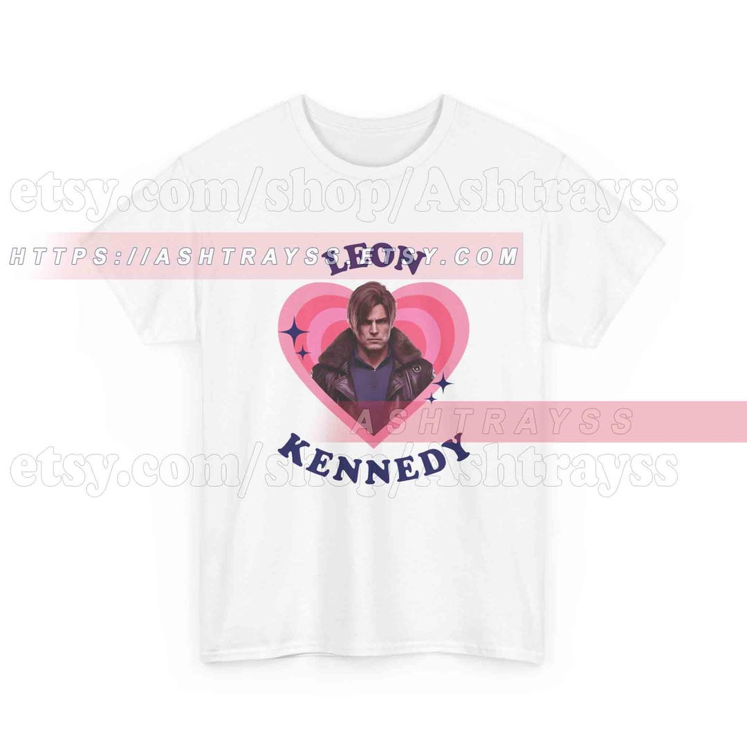 Leon Kennedy Retro Heart T-shirt, Leon Kennedy RE9 Shirt, Leon S ...